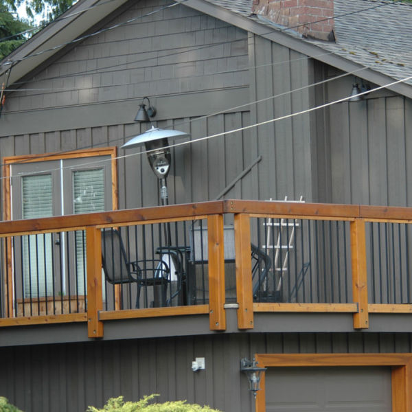 Galerie de photos de composantes pour rampe en bois